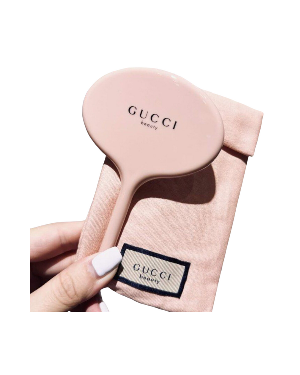 Gucci Handheld Peach Mirror in a Peach Fabric Pouch (1pc) – Best Buy ...